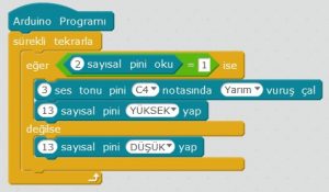 Buton - Buzzer ve LED Kullanımı | Robotik Kodlama